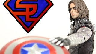 Captain America The Winter Soldier Hot Toys Winter Soldier Movie Masterpiece 1/6 Scale Figure Review