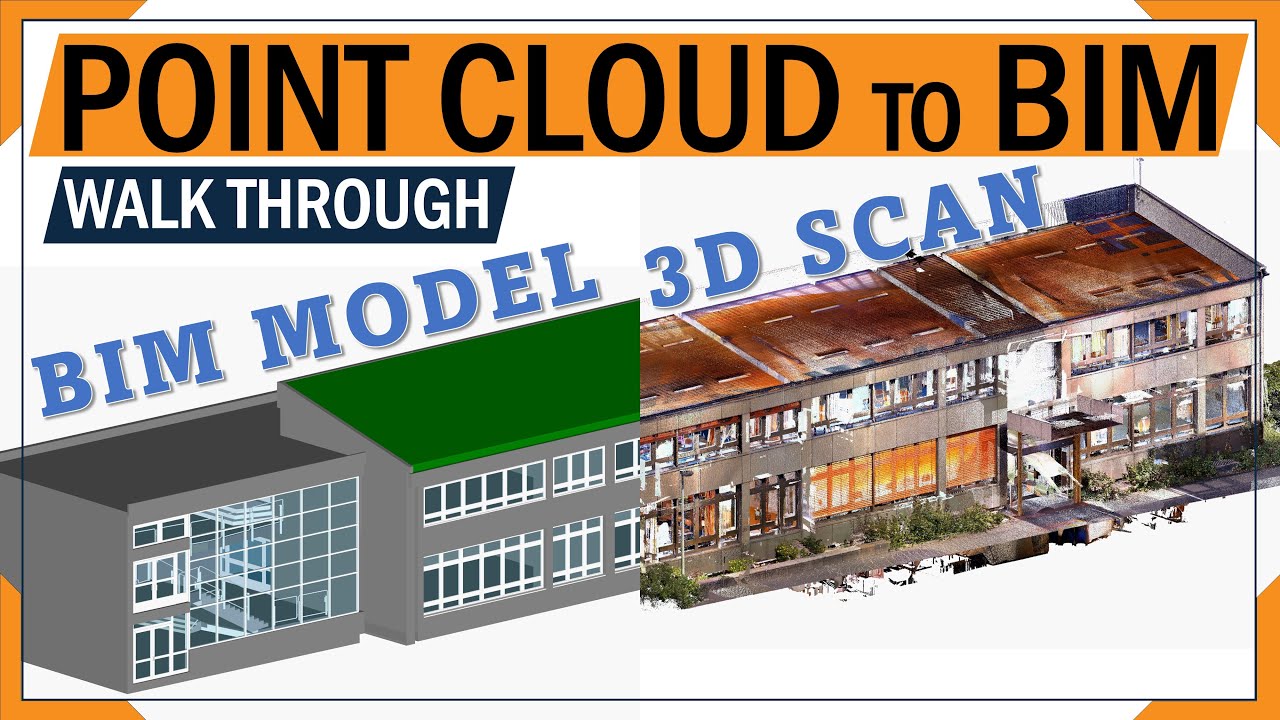 Scan to BIM in Revit | Creating a 3D Model from Point Cloud | 3D Animation