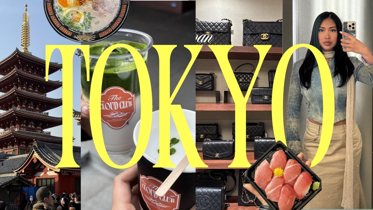 TRAVEL VLOG // TOKYO, JAPAN (Good Eats, Mt Fuji, Tsujiki Market, Buying My First Chanel in Harajuku)