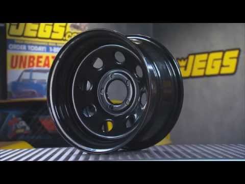 JEGS Baja-8 Steel Wheels In Black With Kenny Wallace