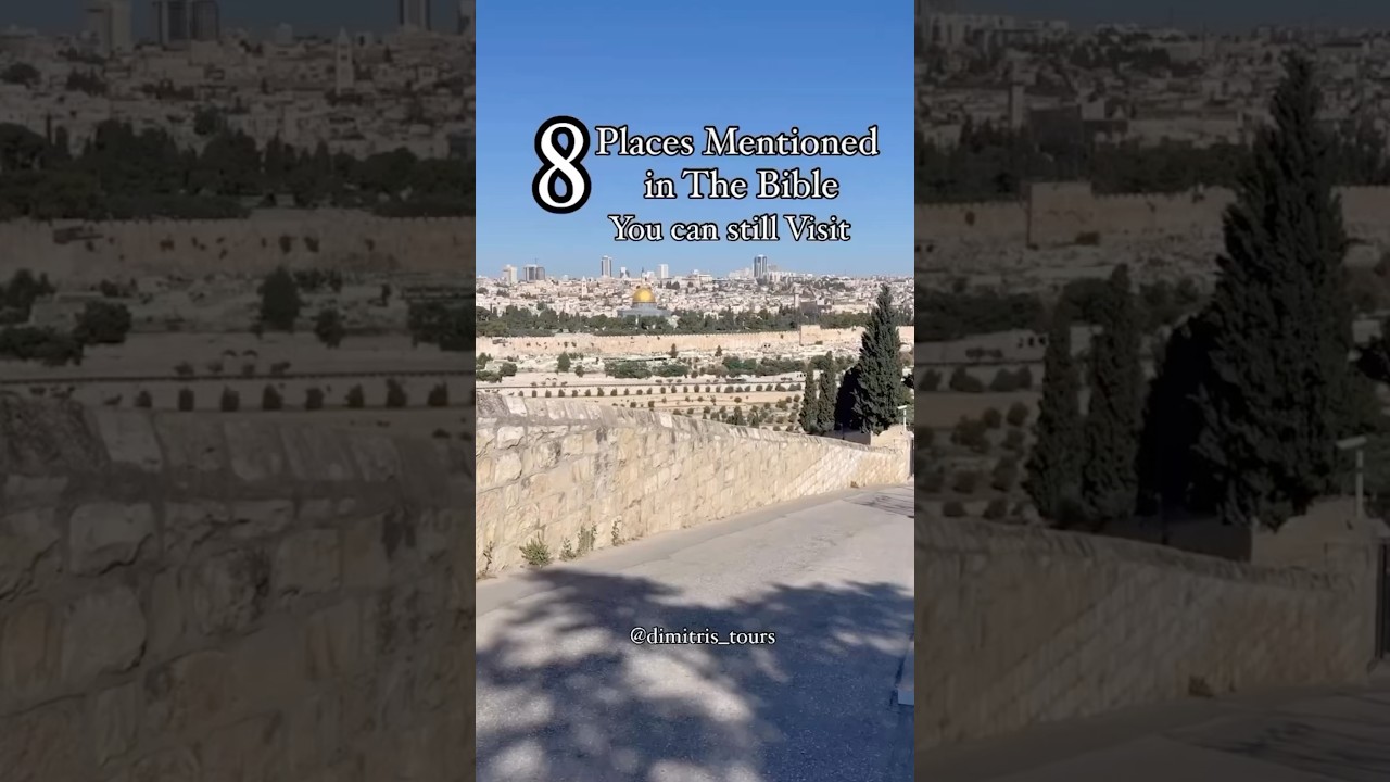 8 Places In The Bible You Can Still Visit #shorts #Jesus
