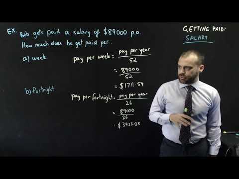 Getting Paid: Calculating Salary