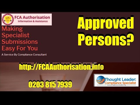 6 What Are FCA Authorised Persons FCA Approved Persons