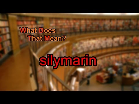 What does silymarin mean?