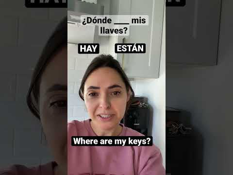HAY and ESTAR in Spanish - Which should you use? #learnspanish #spanishlessons