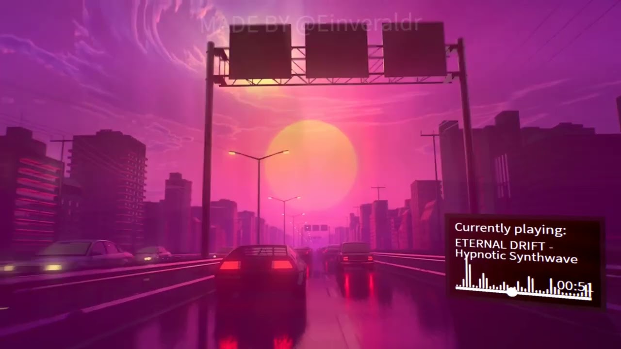 ETERNAL DRIFT - Synthwave | Made with Strudel.cc | Code on GitHub