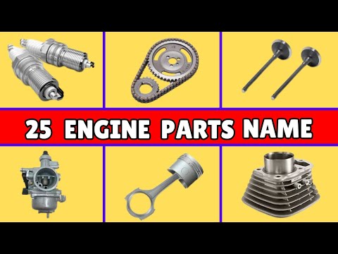 25 MOTORCYCLE ENGINE PARTS NAME [AND FUNCTIONS]
