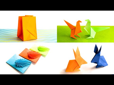 4 ideas fáciles y geniales de origami y manualidades con papel #11
