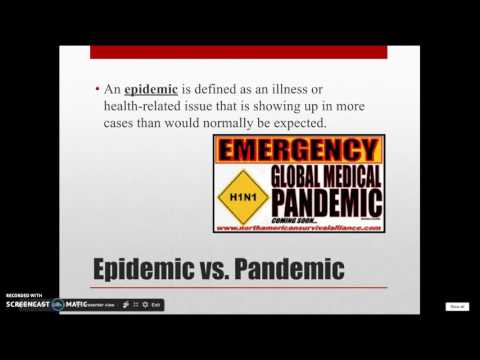 Epidemic vs. Pandemic