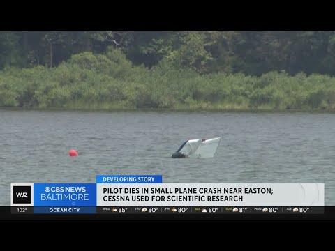 Pilot dies in small plane crash near Maryland's Eastern Shore