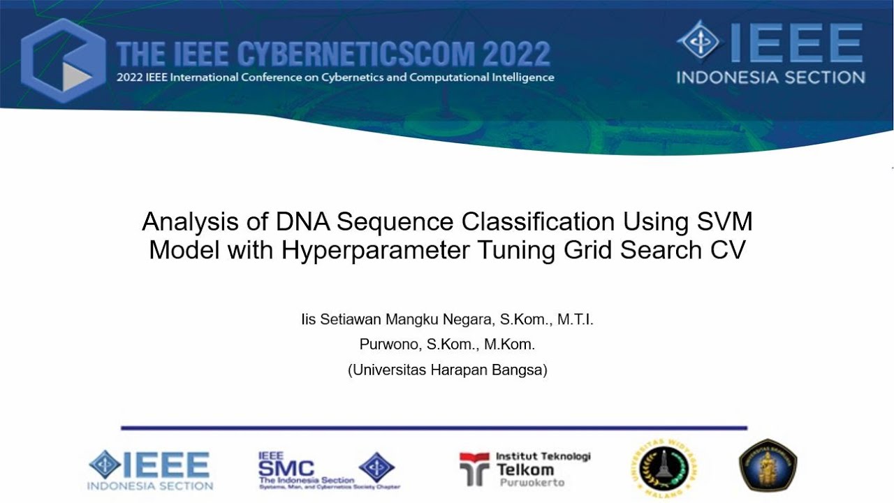 Analysis of DNA Sequence Classification using SVM and Hyperparamters Grid Search CV