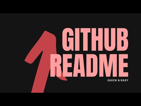 How to create GitHub Profile README - Quick & Easy