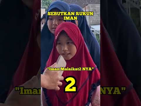 SEBUTKAN RUKUN IMAN