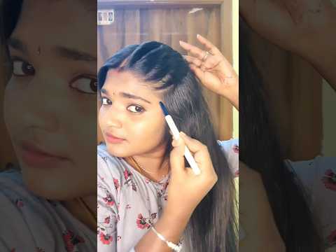 💥 HAIRSTYLE USING PEN 🖊️😍 #prashanyasiva #editorsiva #shorts