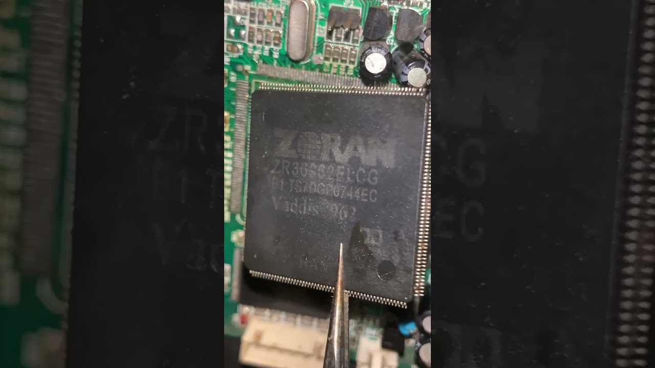 How to Desolder Extra pins IC microprocessor from any motherboard and Solder a new one.