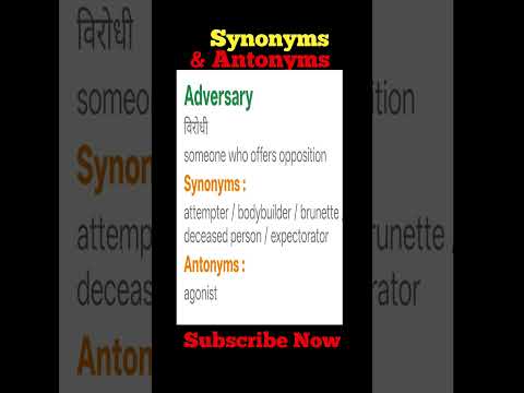 Synonyms and Antonyms// #shortsfeed