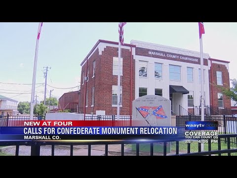 Push to remove Confederate monument outside Marshall County Courthouse continues