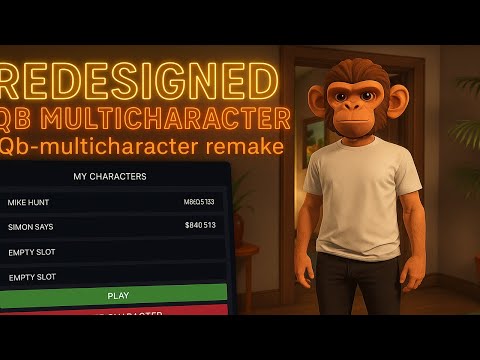 Free Advanced Redesigned QB-Core multicharacter | Qb-multicharacter remake | Cyberpunk Edition