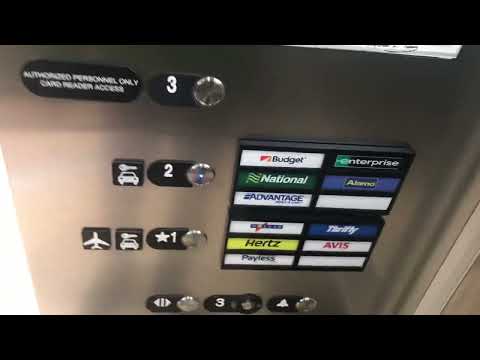 SUPER NICE Otis Series 7 Gen2 Rental Car Elevators @ El Paso International Airport - El Paso TX