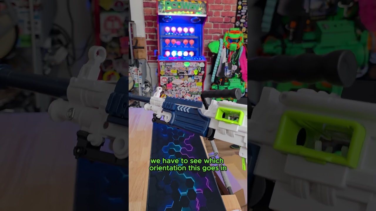 A M249 SAW Belt Fed Blaster from The Dart Armoury