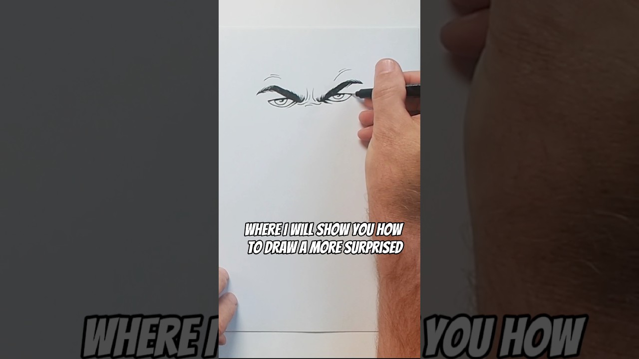 How to draw angry eyes!  #drawingtutorial #howtodraweyes #drawingtips #comicart