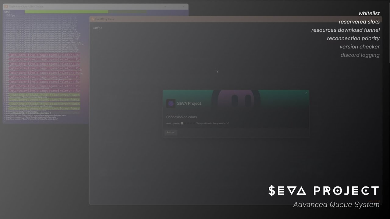 SEVA Project - FiveM Advanced Queue System