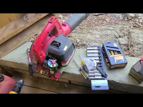 Harbor Freight pneumatic spark plug cleaner.
