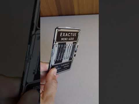 Vintage Exactus Mini-Add Calculator