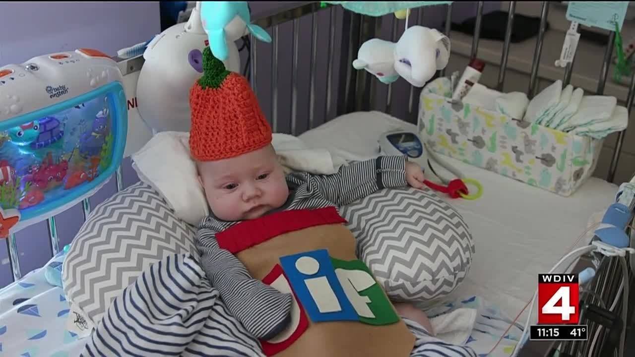 Michigan mom crafts Halloween costumes for premature babies in NICU