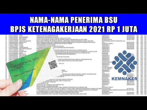 Cara Cek Nama Penerima BSU 2021 Secara Online Di HP