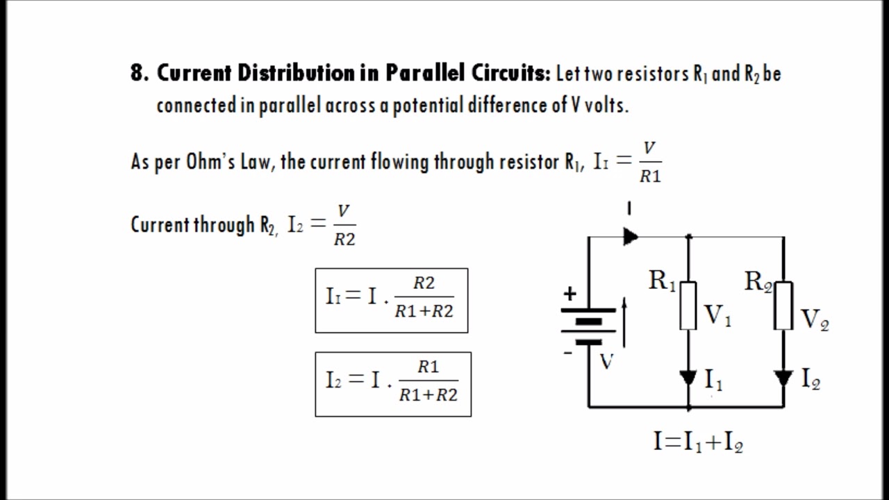 Current Distribution | DC Circuits | Basic Electrical Engineering | Rough Book