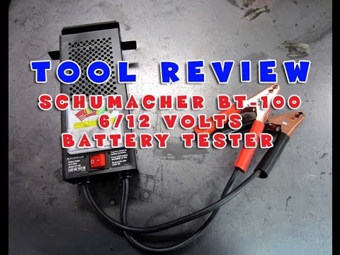 TOOL REVIEW - Schumacher BT-100 Battery Load Tester