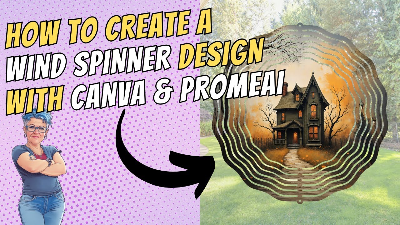 Make A Wind Spinner Using Canva & PromeAI
