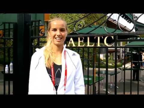 Arantxa Rus' Wimbledon video diary throughout The 2012 Championships
