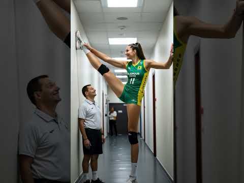 World's tallest female volleyball player😍#shorts #tallwoman #tallgirlfriend #volleyball