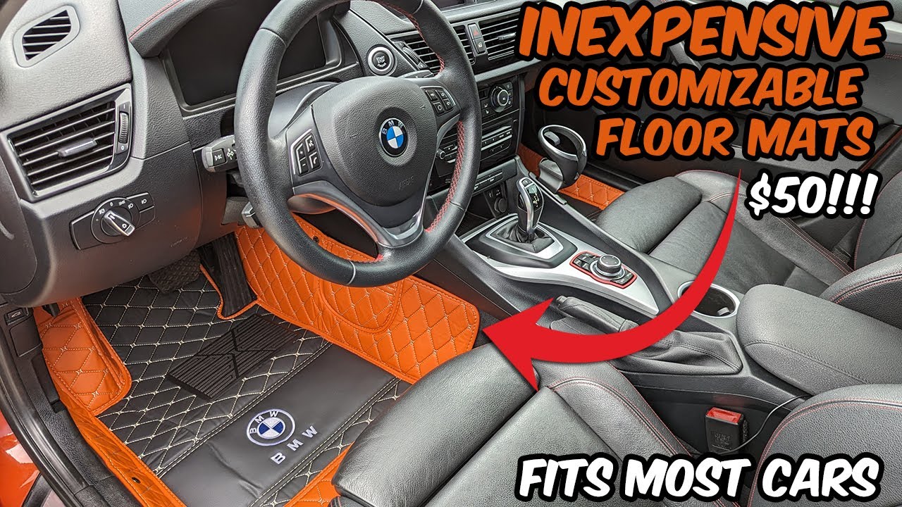 Upgrade your Auto Floor Mats with these Inexpensive Customizable Mats from Amazon