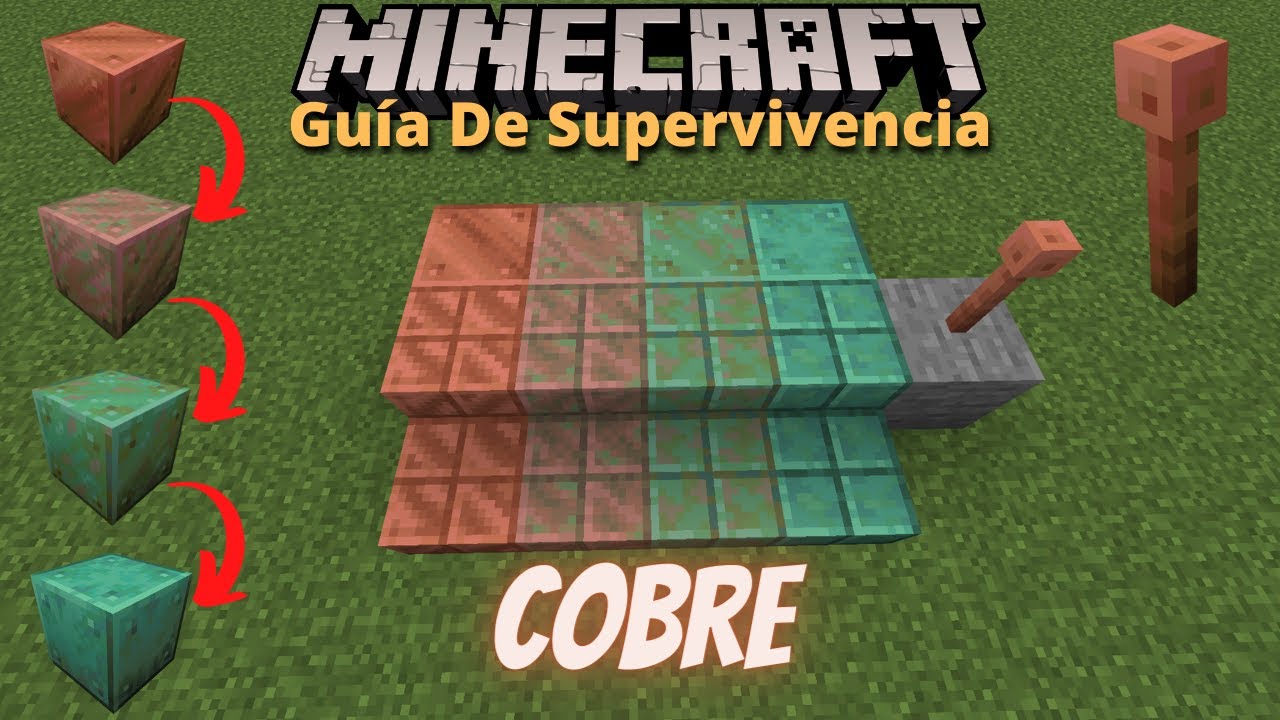 Todo Lo Que Necesitas Saber Del Cobre En Minecraft, Minecraft Guía De Supervivencia 1.19 Ep.37