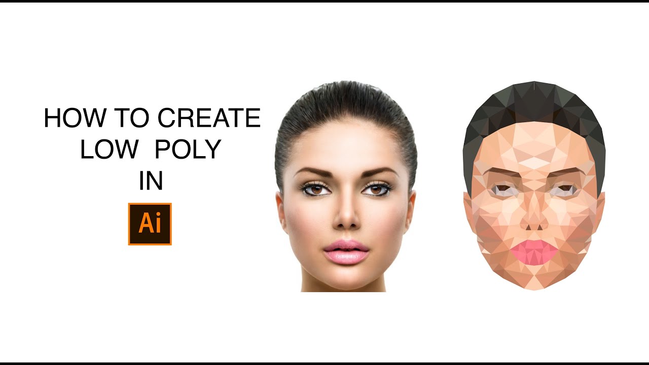 How to Create Low Poly Tutorial in Adobe Illustrator