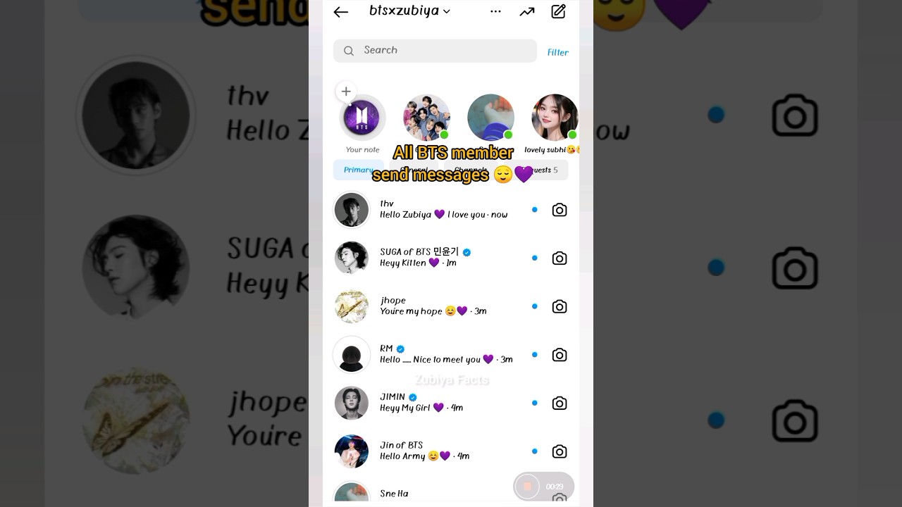 BTS send messages 😱💜 #shorts  #viral #taehyung #bts #jungkook #zubiya #statuslover