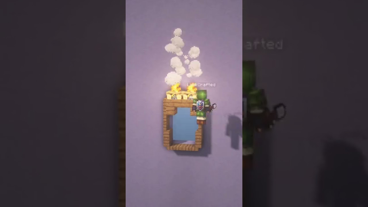 Minecraft Spruce Window Design | Easy Window Detail