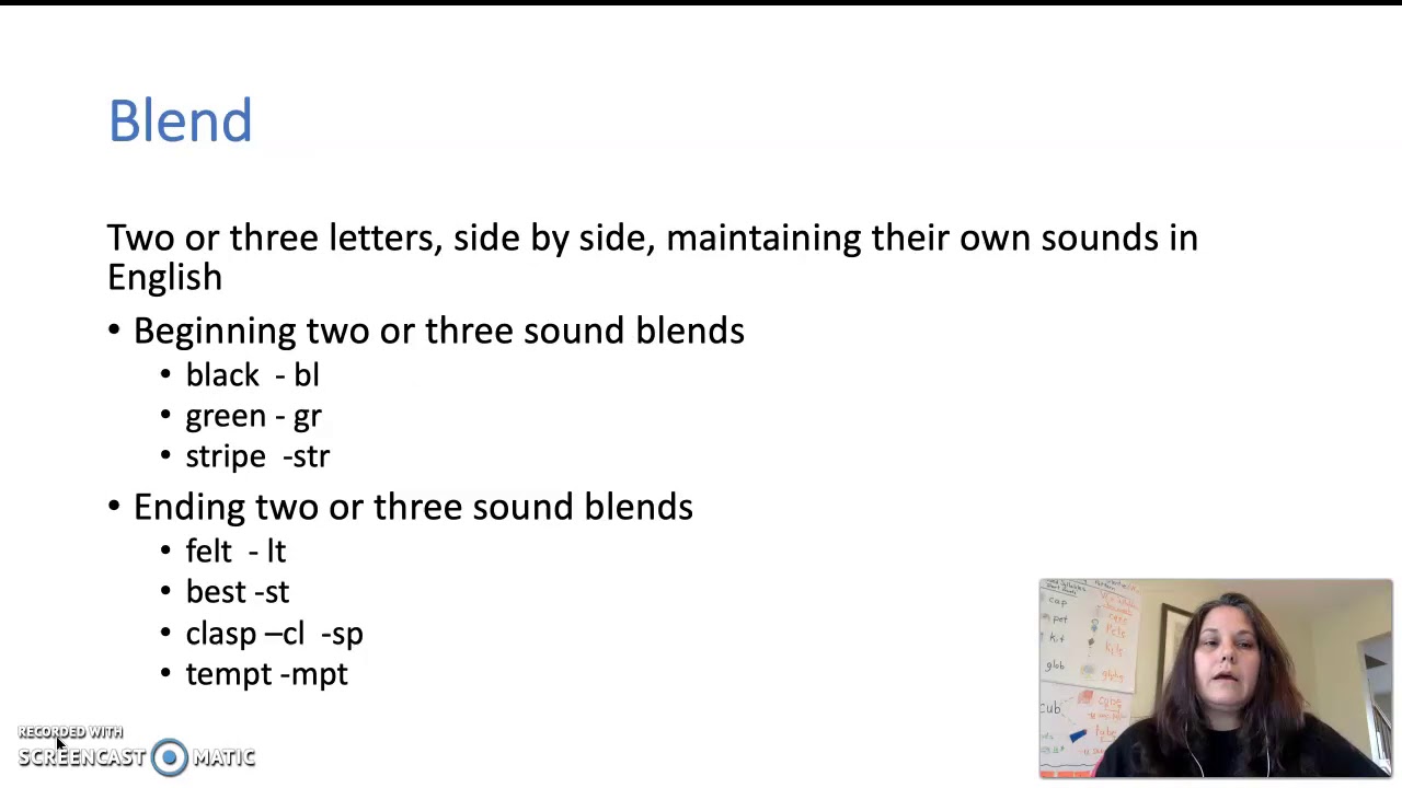 Digraphs, Trigraphs, and Blends