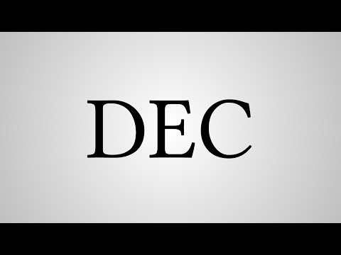 What Does "DEC" Stand For?