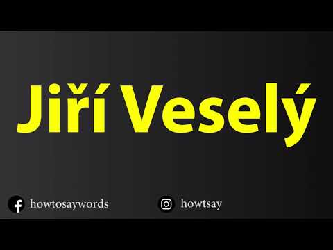 How To Pronounce Jiri Vesely