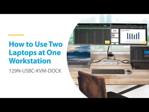 Dual-Laptop USB-C KVM Docking Station | StarTech.com