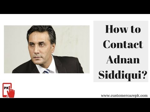 Adnan Siddiqui Contact Details, Office Address, Phone Number, Email ID
