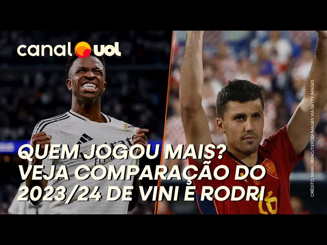 Vini Jr x Rodri: compare números e marcas na briga pelo Bola de Ouro