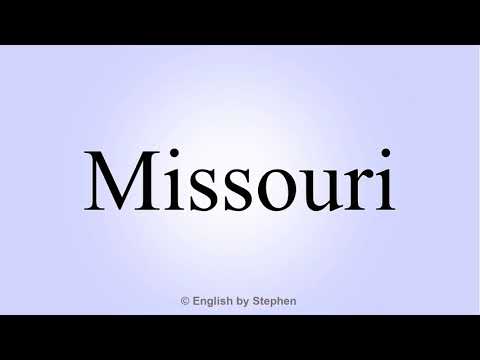 How to pronounce "Missouri"