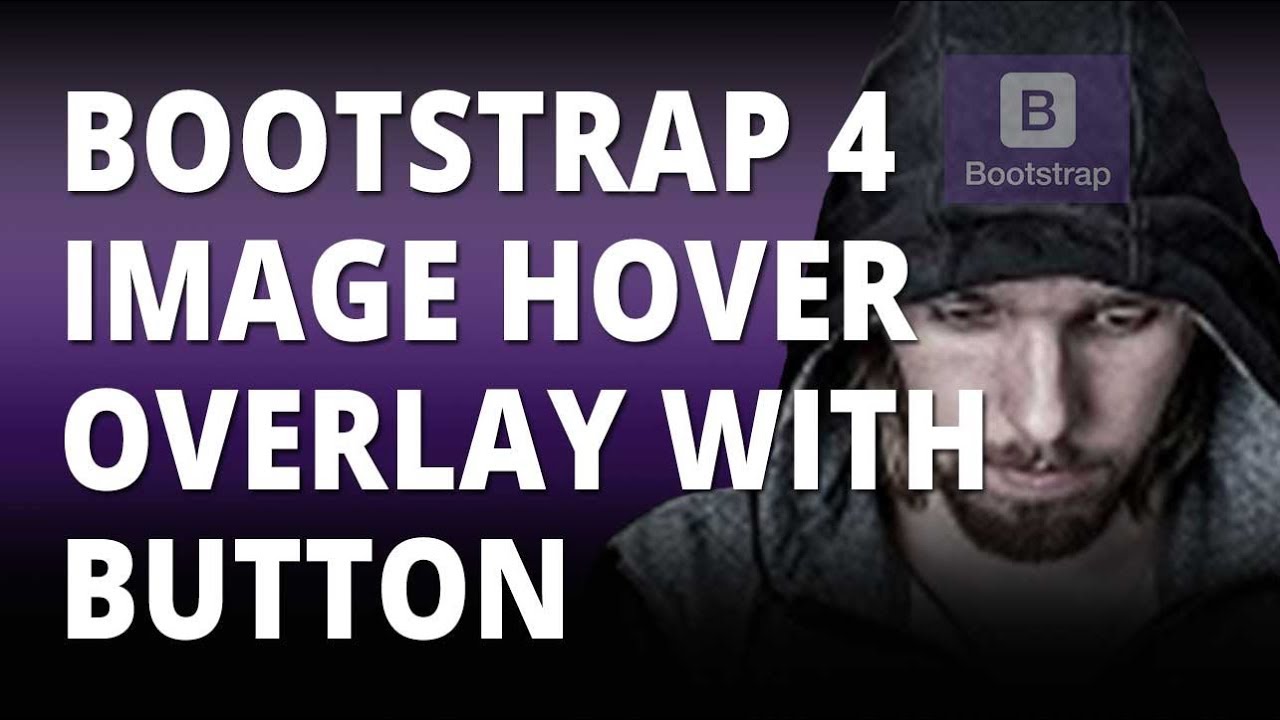 Bootstrap 4 Image Hover Overlay With Button