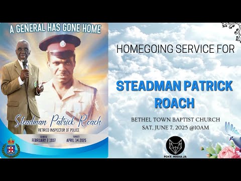 Steadman Patrick Roach Homegoing Service (June 7, 2025)