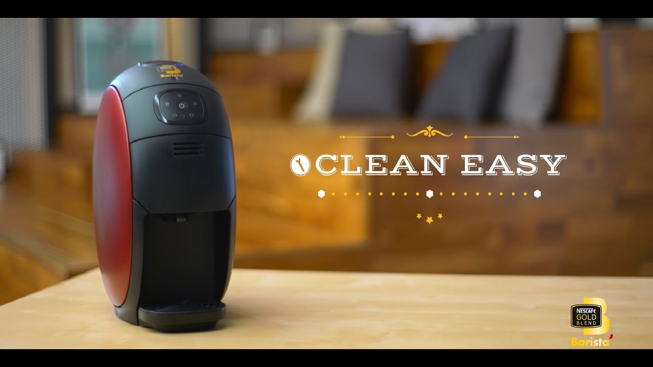 NESCAFE Gold Blend Barista Machine Tutorial – Clean Easy